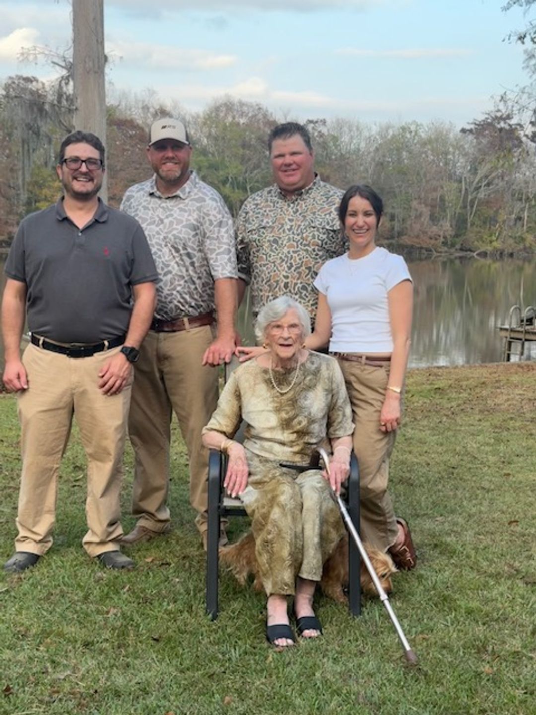 Margaret Louise Beasley celebrates 95 years of southern charm with fam...