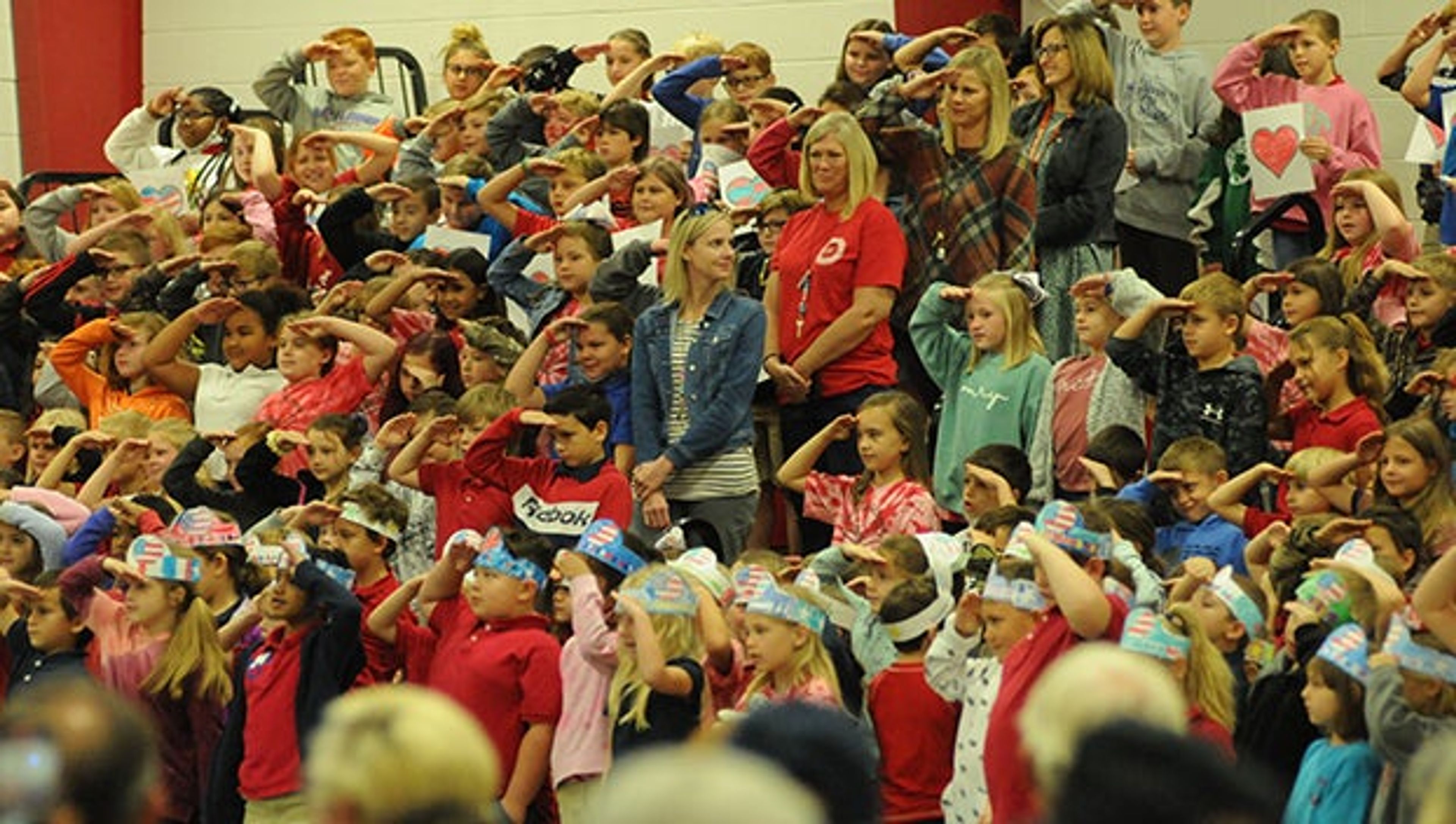Perdido schools hold Veterans Salute
