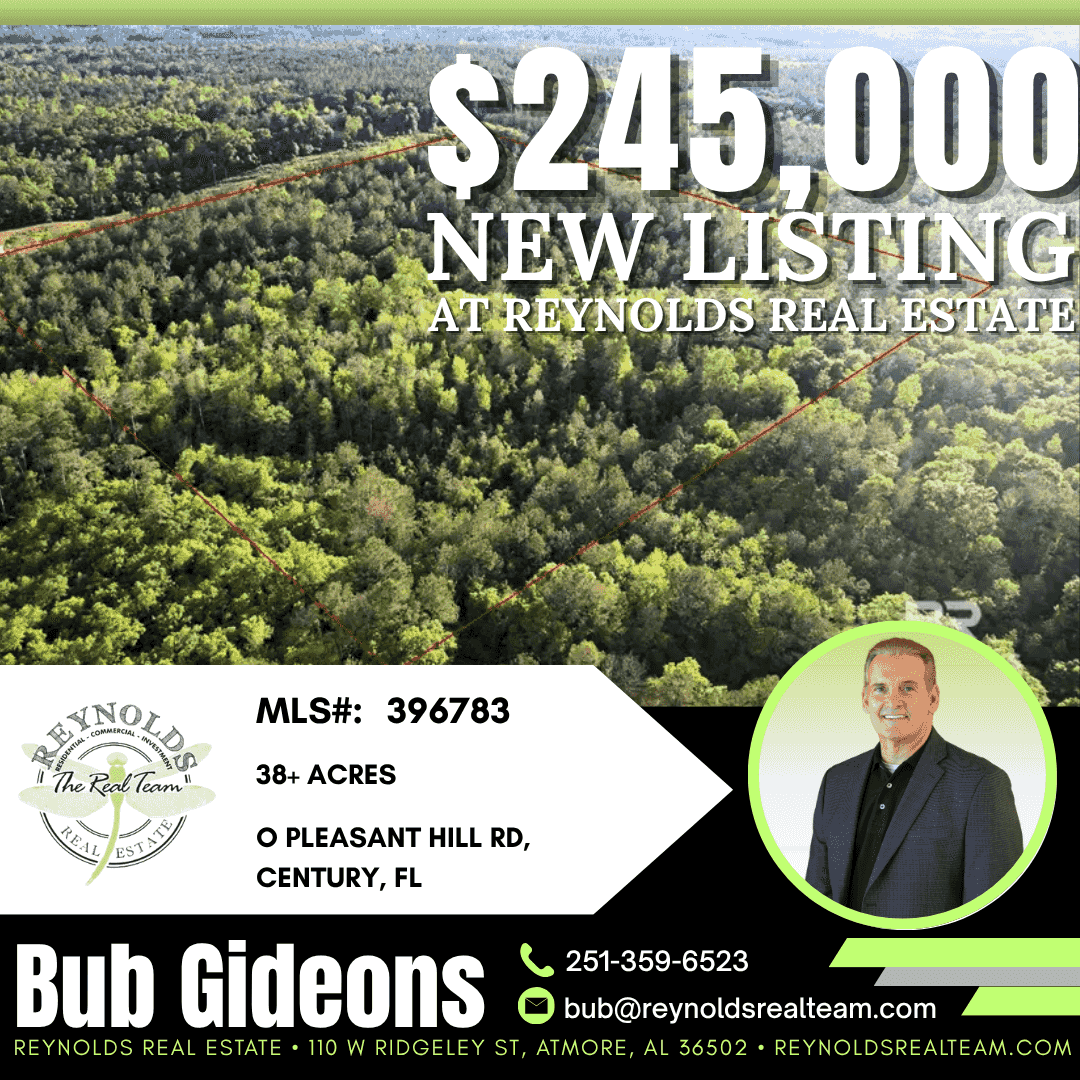 38+ acres of wooded land for sale in Century, FL on Pleasant...