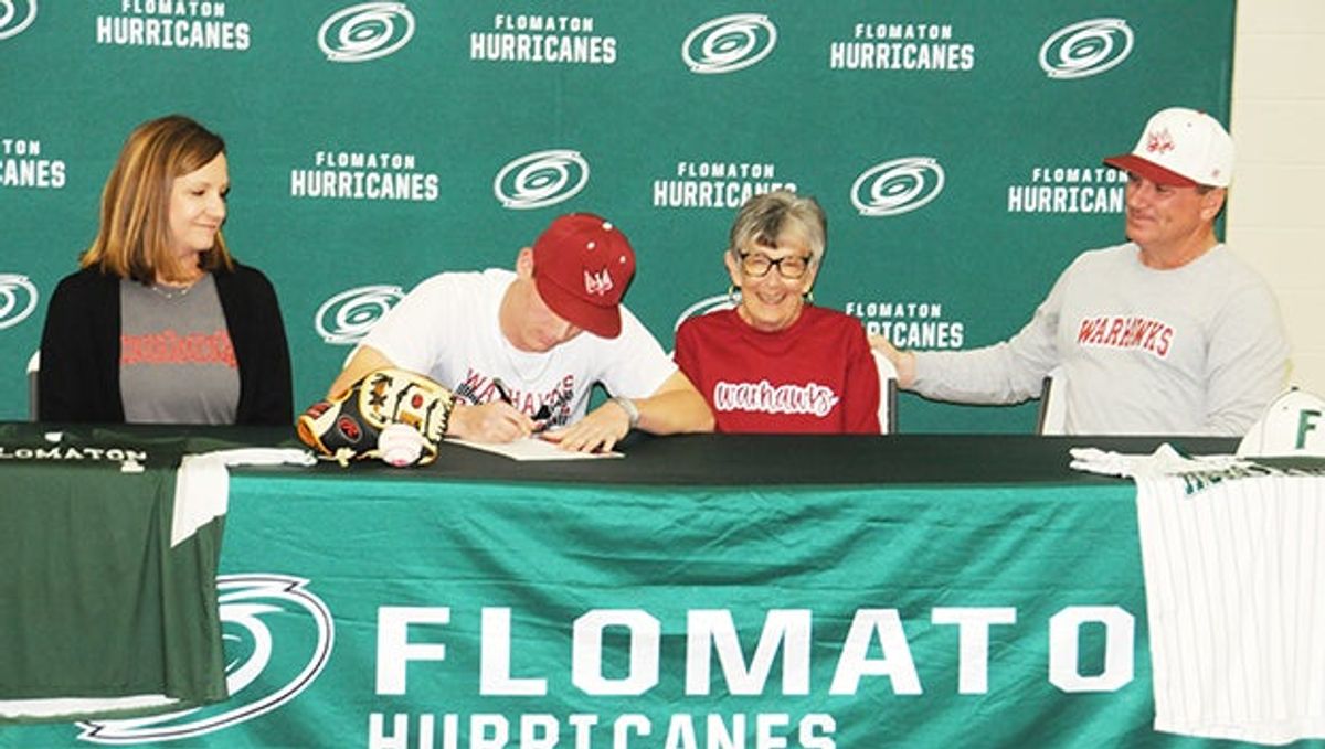Flomaton's Smith signs letter of intent to play baseball at CACC (Brew...