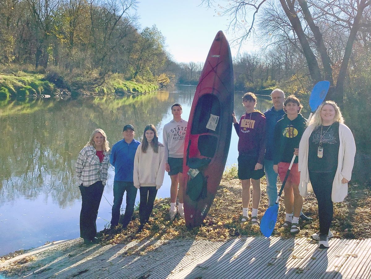 Lyle School’s Fishing Club wins kayak through Cedar Scenes i...