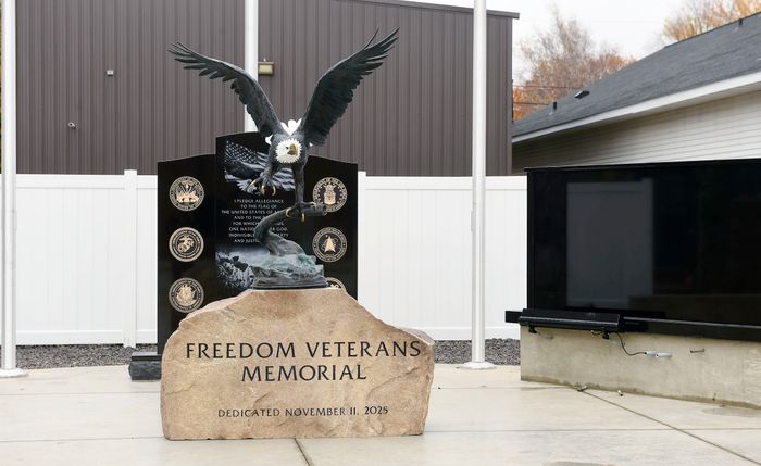 Centerpiece to Honor: Adams to dedicate the Freedom Veterans Memorial ...