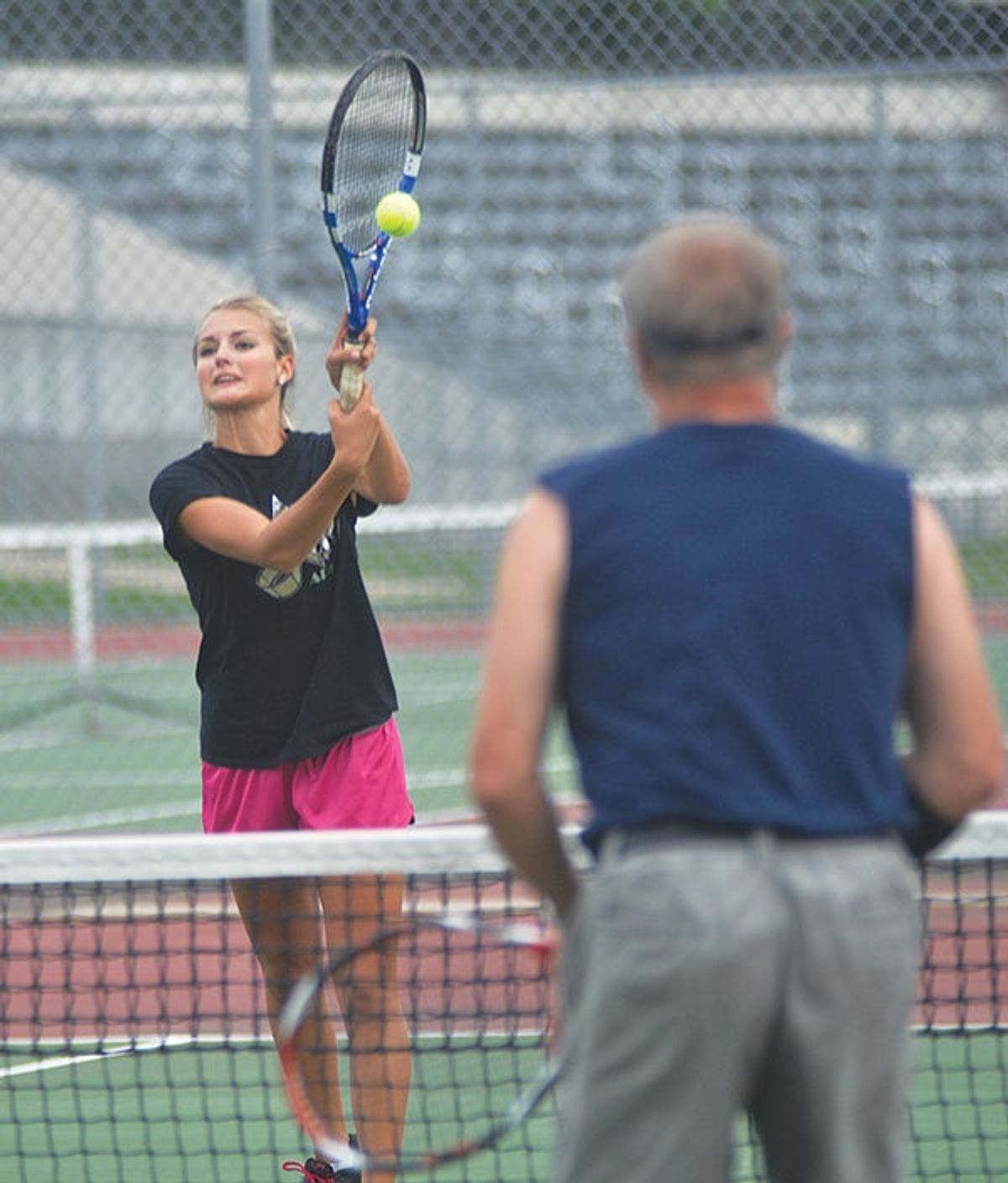 Tennis doubles tournament held