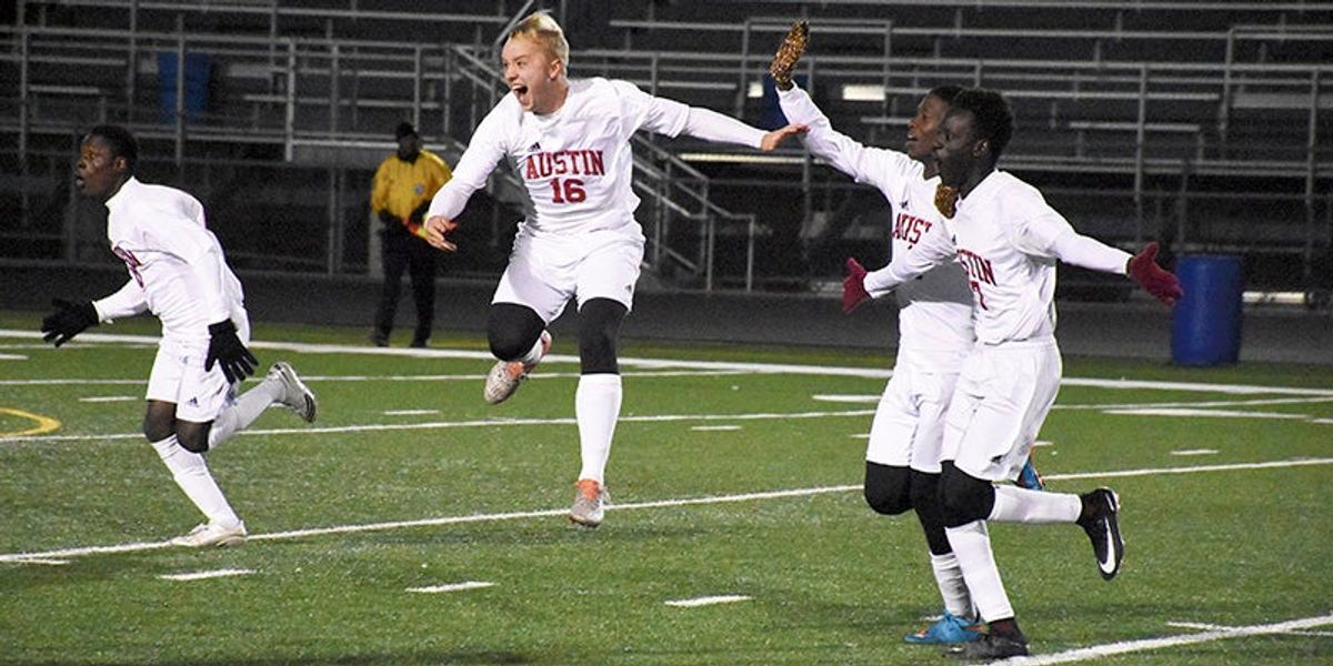 Austin U18 boys soccer team closes regular season with a with a win ov...