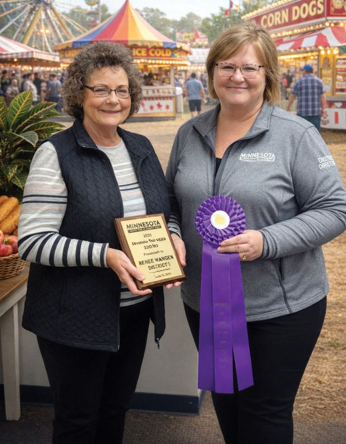 Wangen honored as Minnesota Federation of County Fairs District 1 Fair...