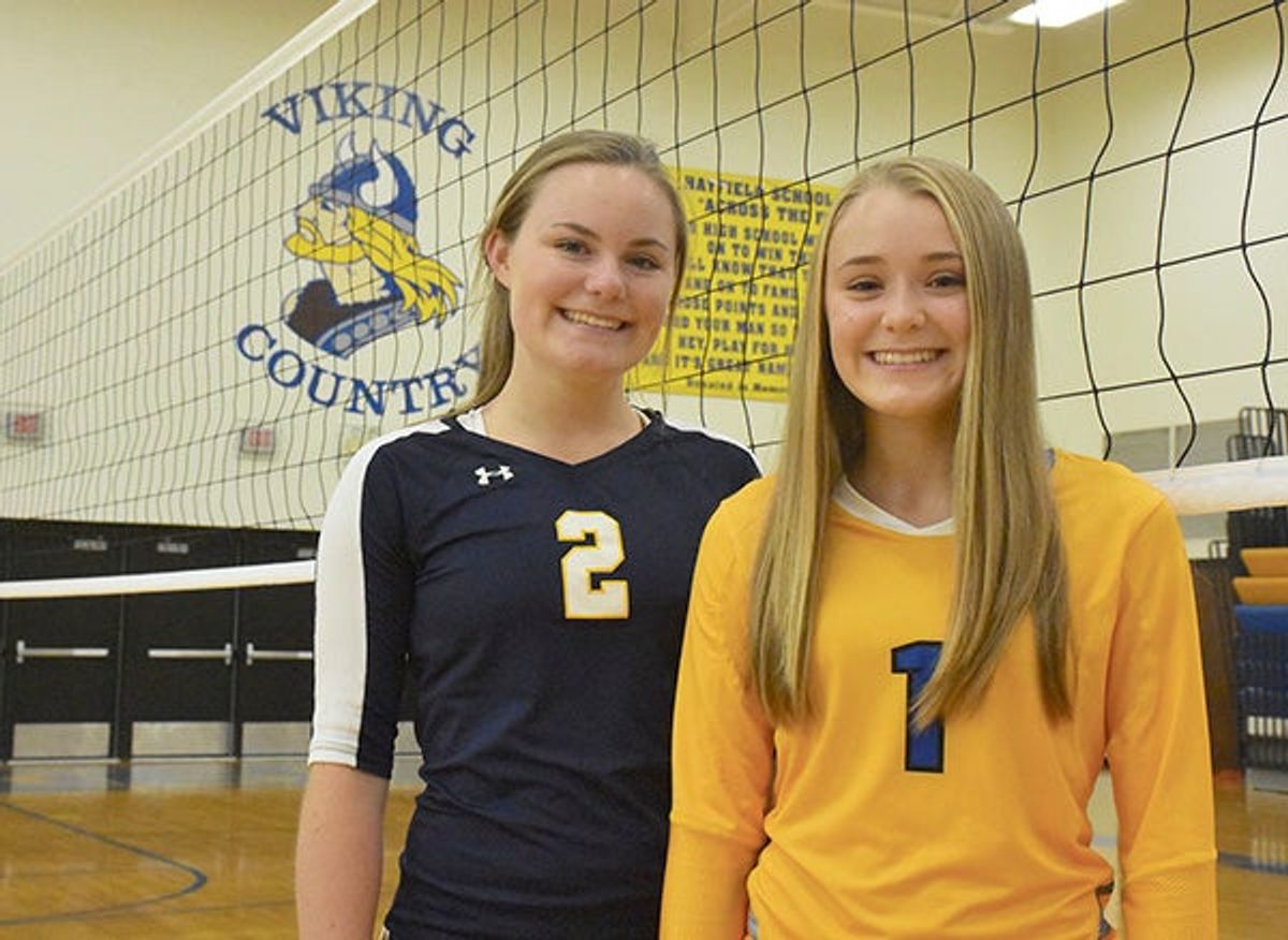 Bonding in the back row: Hayfield's Carney sisters have excelled at li...