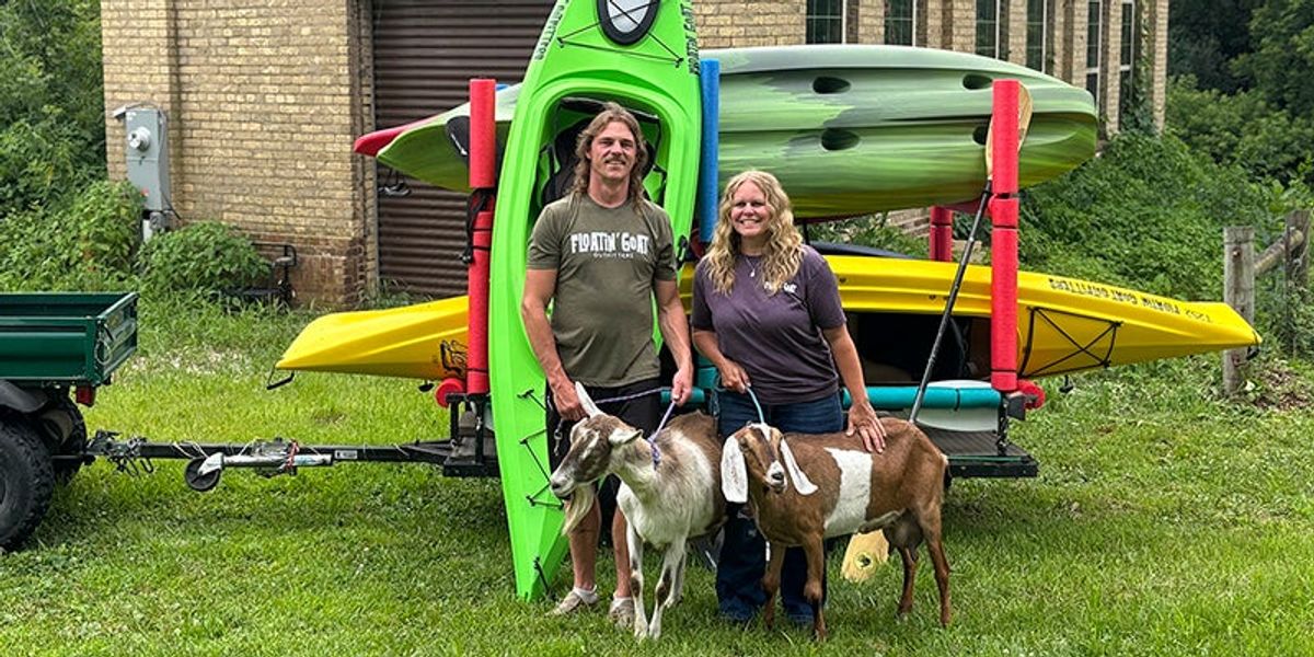Good day for a paddle: Floatin' Goat Outfitters launch first...