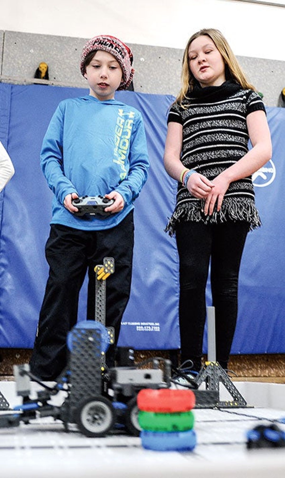 Problem solving and teamwork; Local VEX Robotics elementary ...