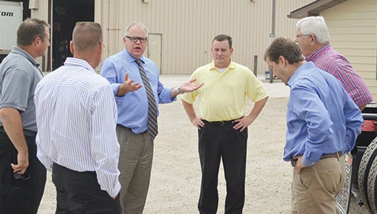 Walz visits Austin