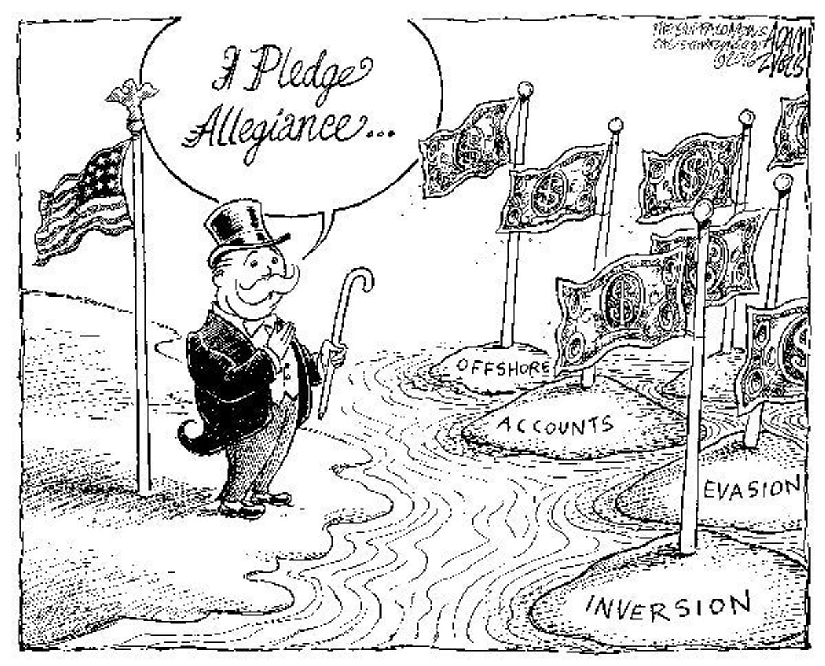 Editorial Cartoon: Pledge of Allegiance