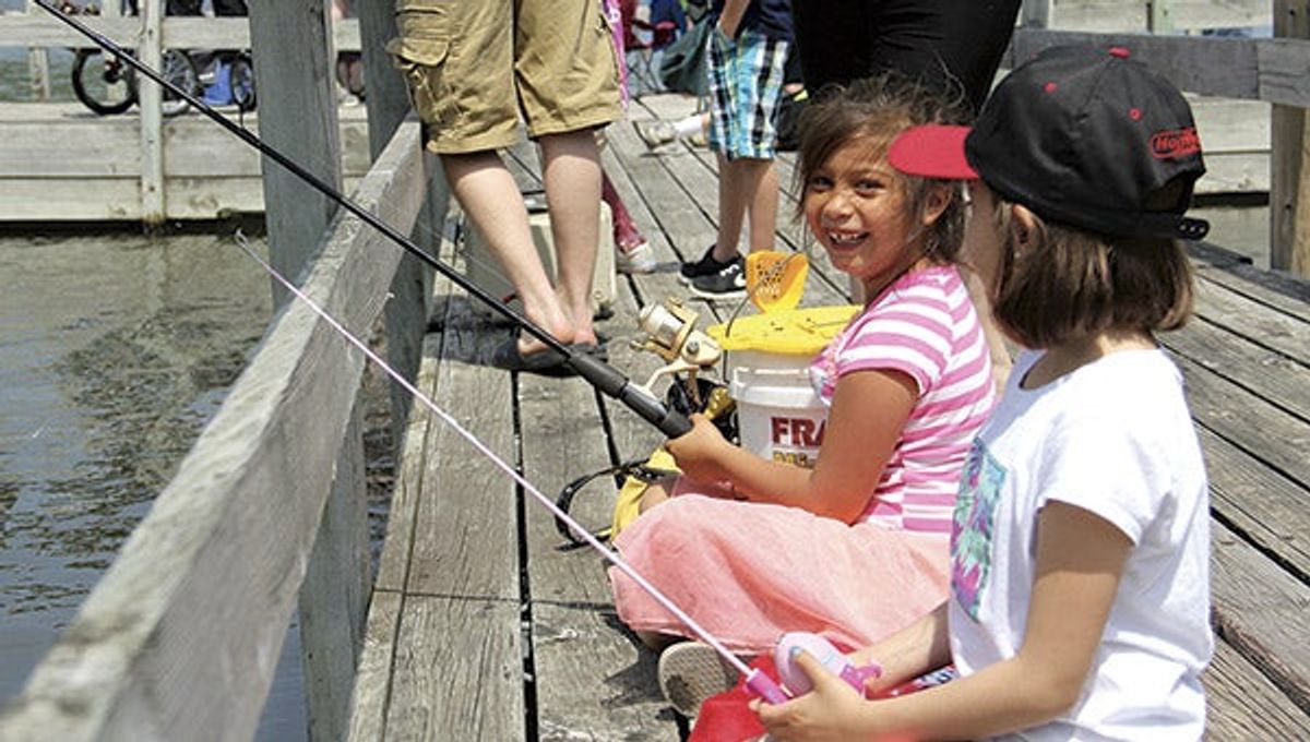 Take a Kid Fishing is this weekend
