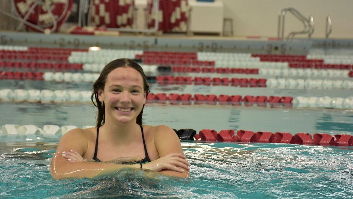 Austin junior is splashing into state meet