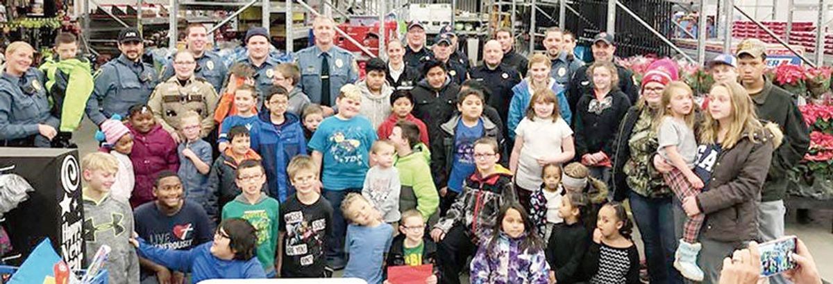 First responders celebrate Christmas
