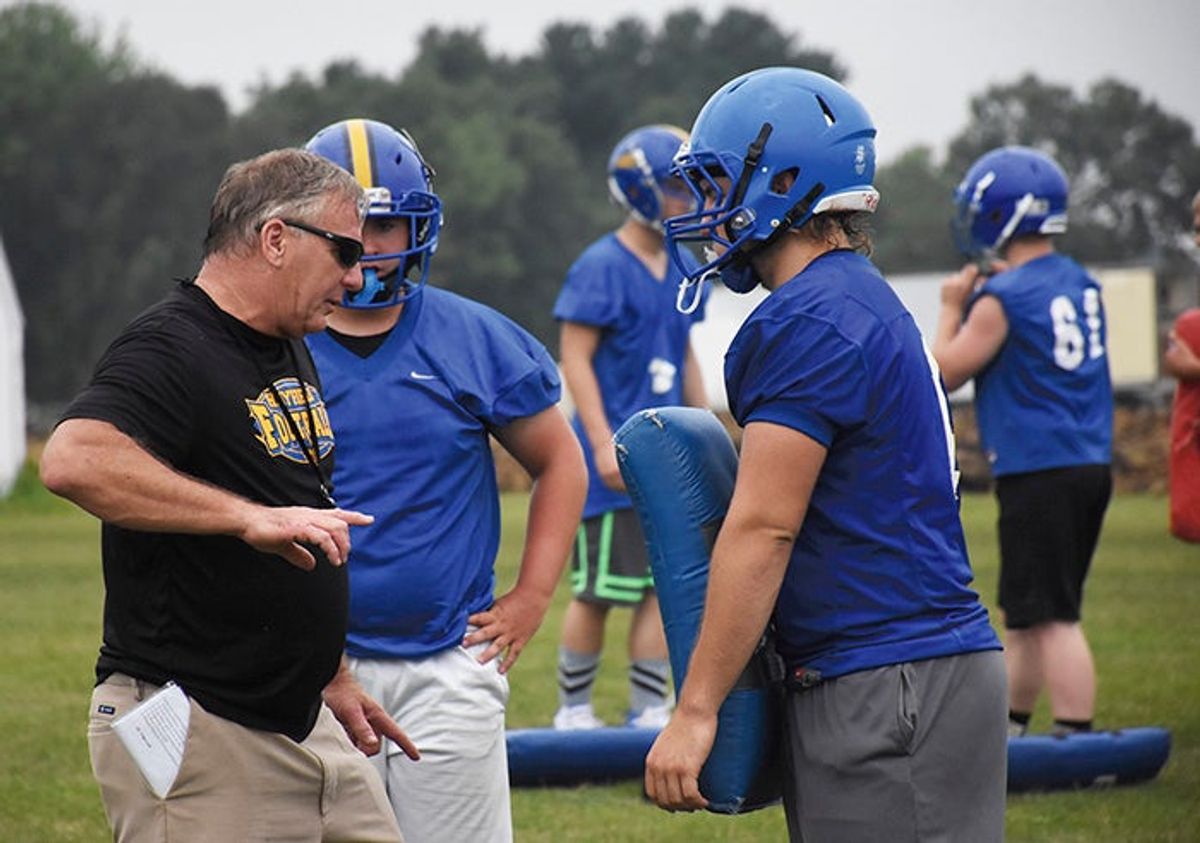 The football principal; New coach hoping to grow Hayfield football pro...