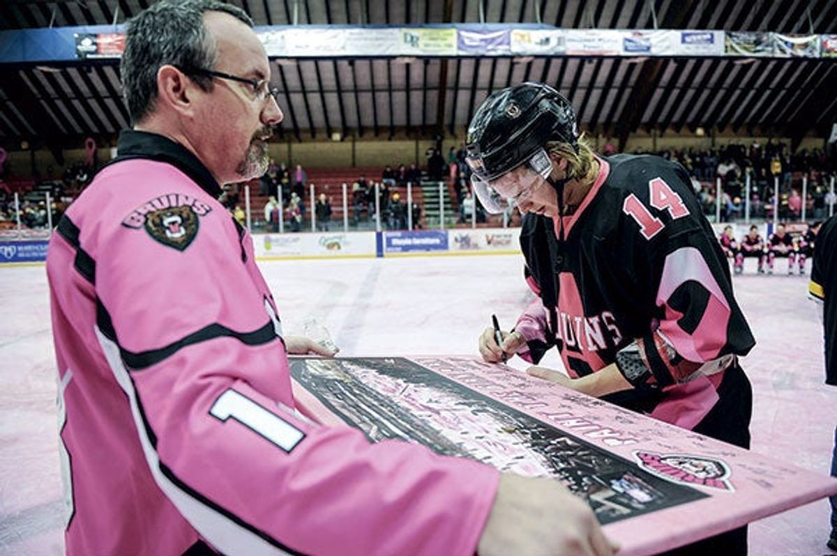 Pink rakes in the green; Bruins top record with $35K at cancer fundrai...
