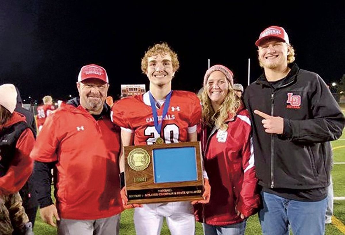 Family tradition: The Sweeney's have been united by football