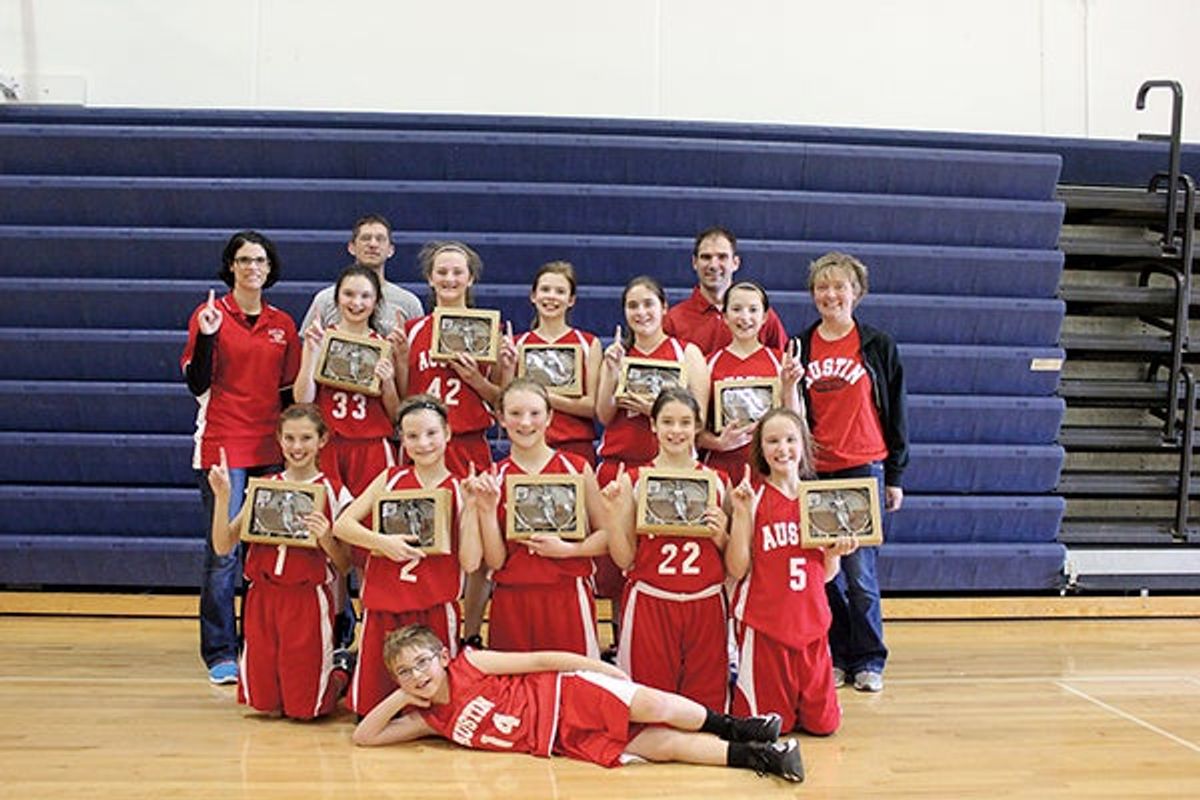 Austin sixth grade girls basketball team wins Big Nine
