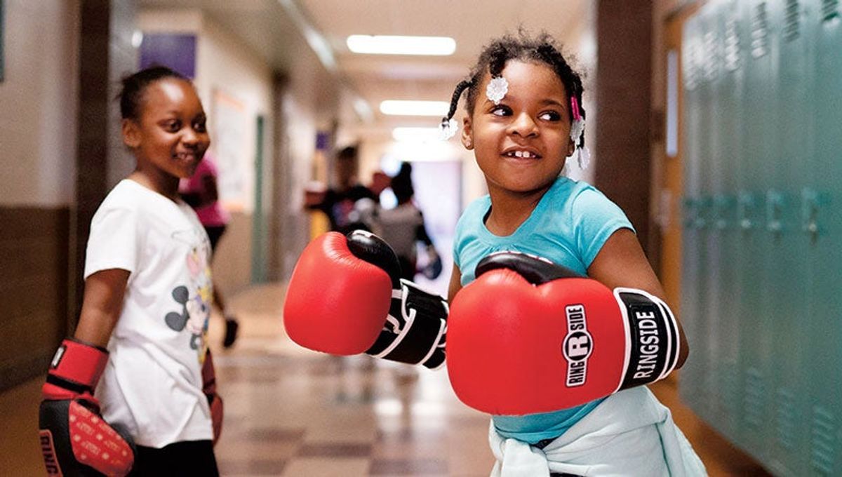 Minneapolis school uses boxing to help reduce behavior probl...