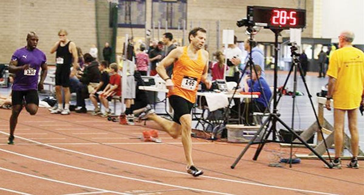 Hayfield grad sets meet and state record in Master's race