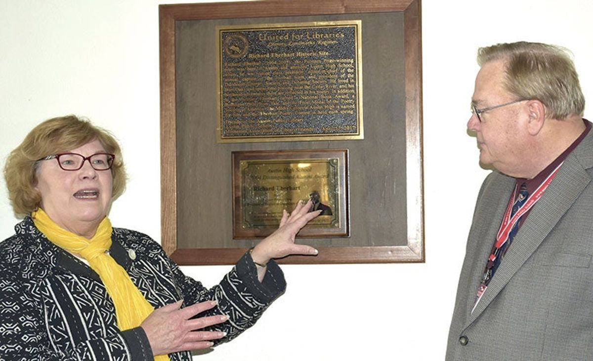 Literary Landmark honors Eberhart