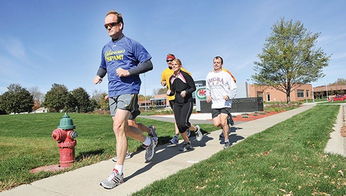 The business of running: Hormel employees work on staying fi...