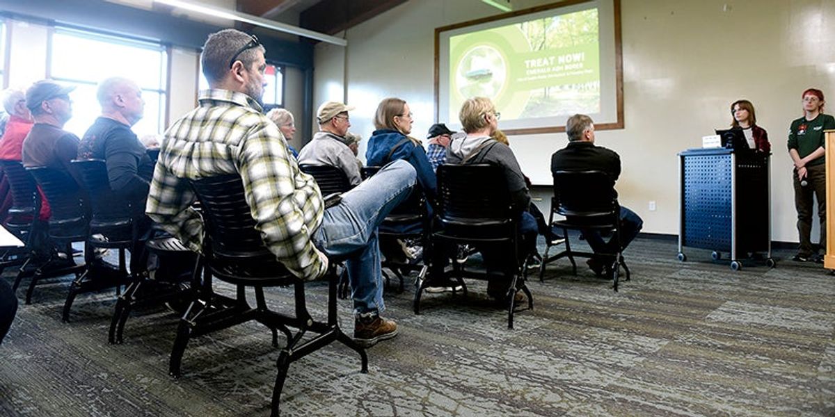 First EAB informational meeting bolstered hopes for saving ash trees