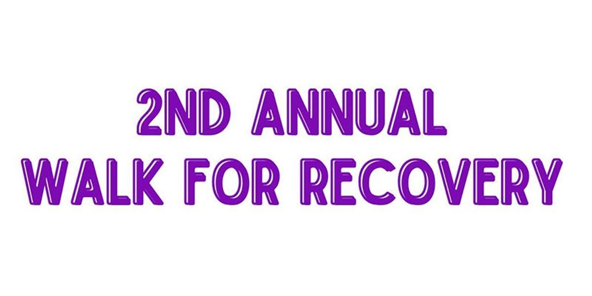 Second Walk for Recovery taking place this Saturday