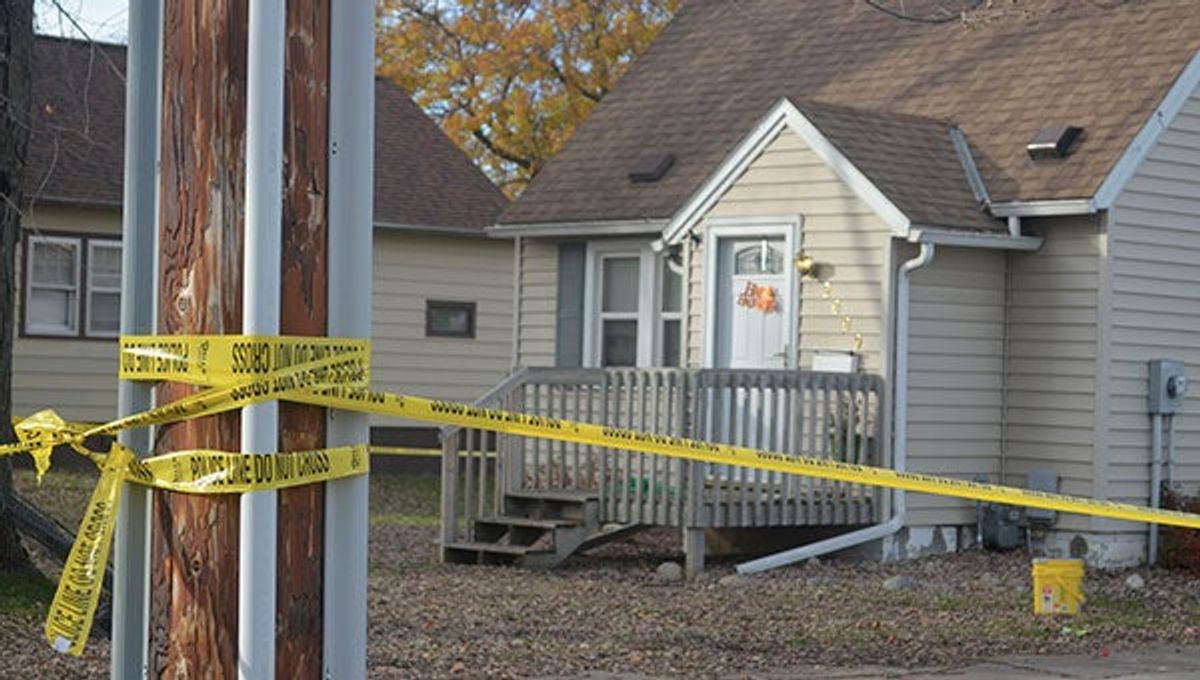 Police tape off home in Austin