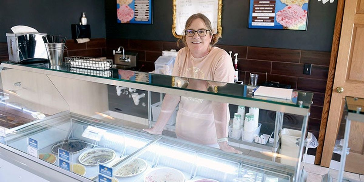 Going hog wild for ice cream
