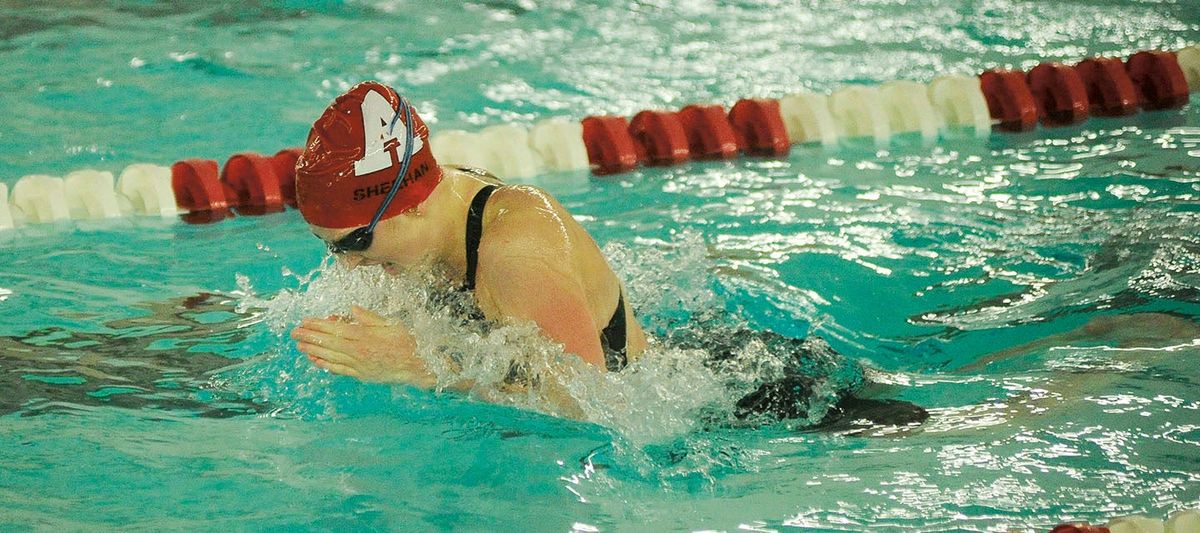 Packers place ninth in conference swim meet