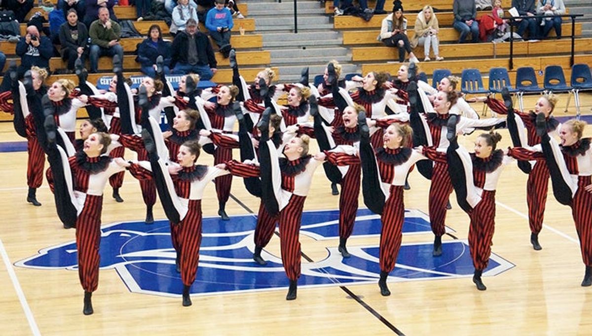 Austin Packer dance team has strong showing at Big 9 meet