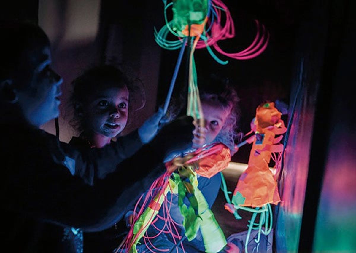Students engage their senses