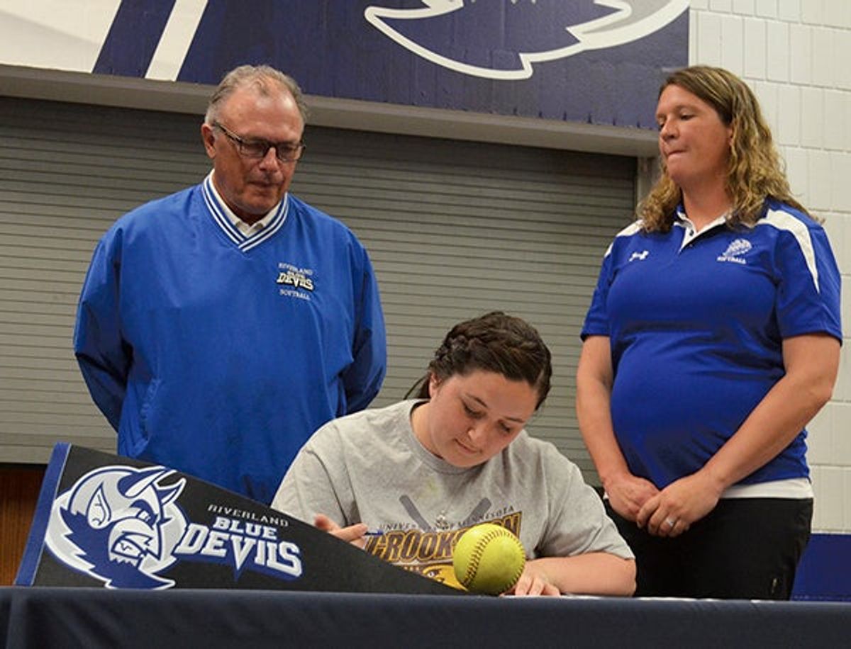 RCC softball player picks Crookston