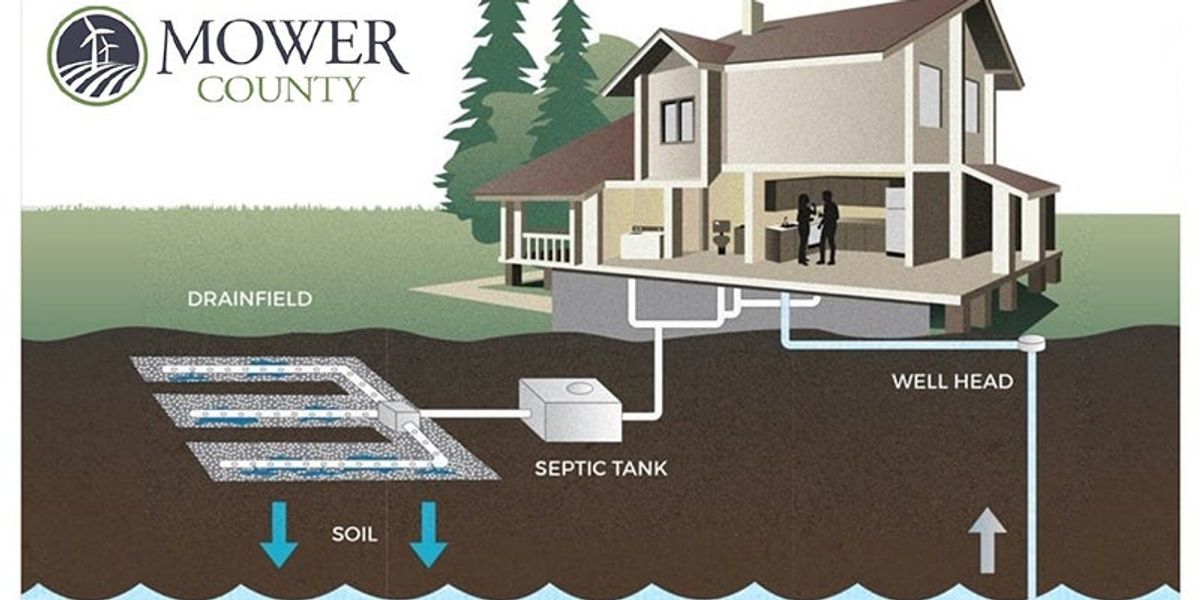 Mower keeps up septic progress countywide