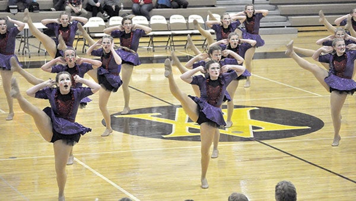Dance team kicks up strong start; Girls take 1st in high kic...