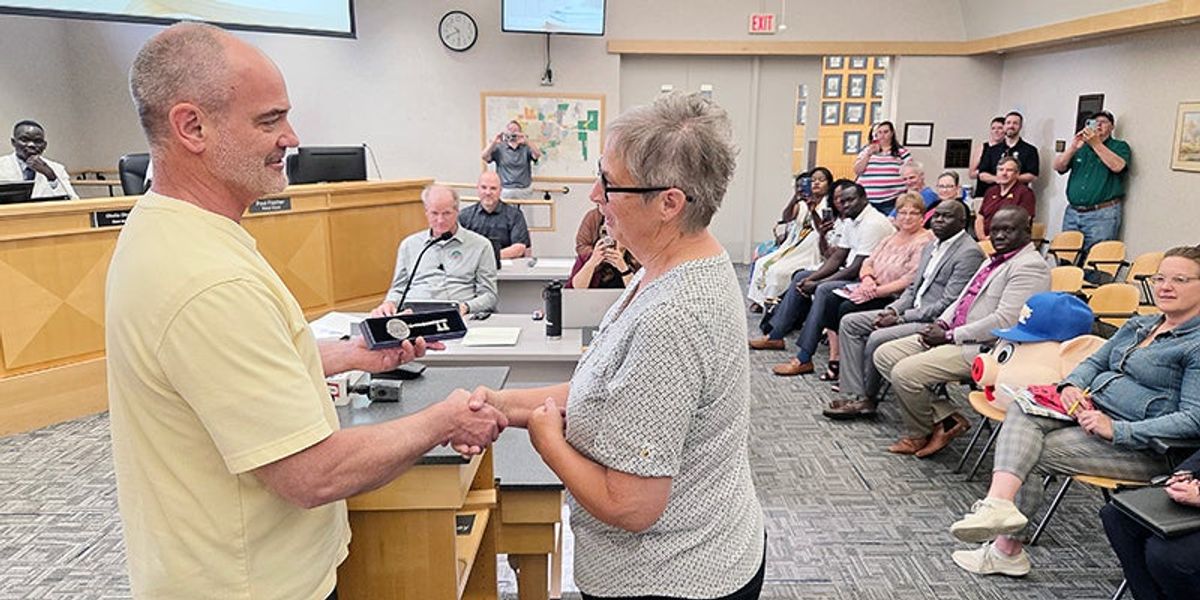 Mary Hagan honored with Key to the City for life-saving effo...