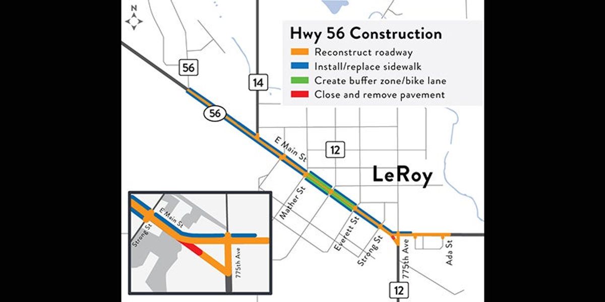 Reconstruction and improvements coming to 1.2-mile stretch of Hwy 56 i...