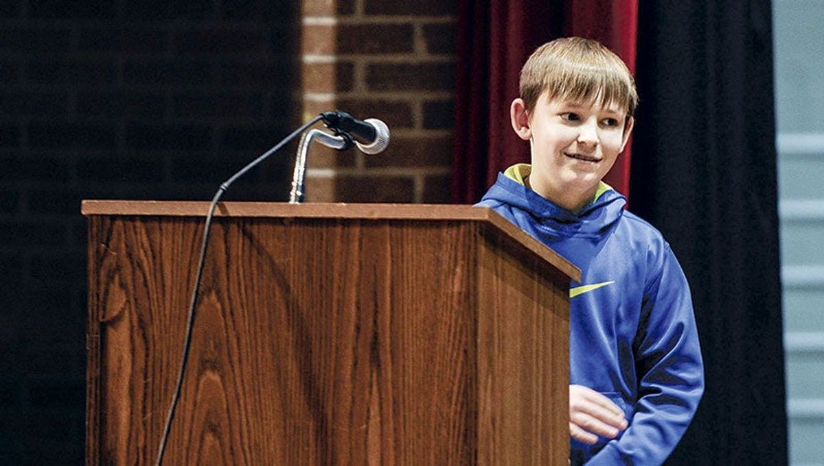 Spelling bee challenges Ellis Middle School students