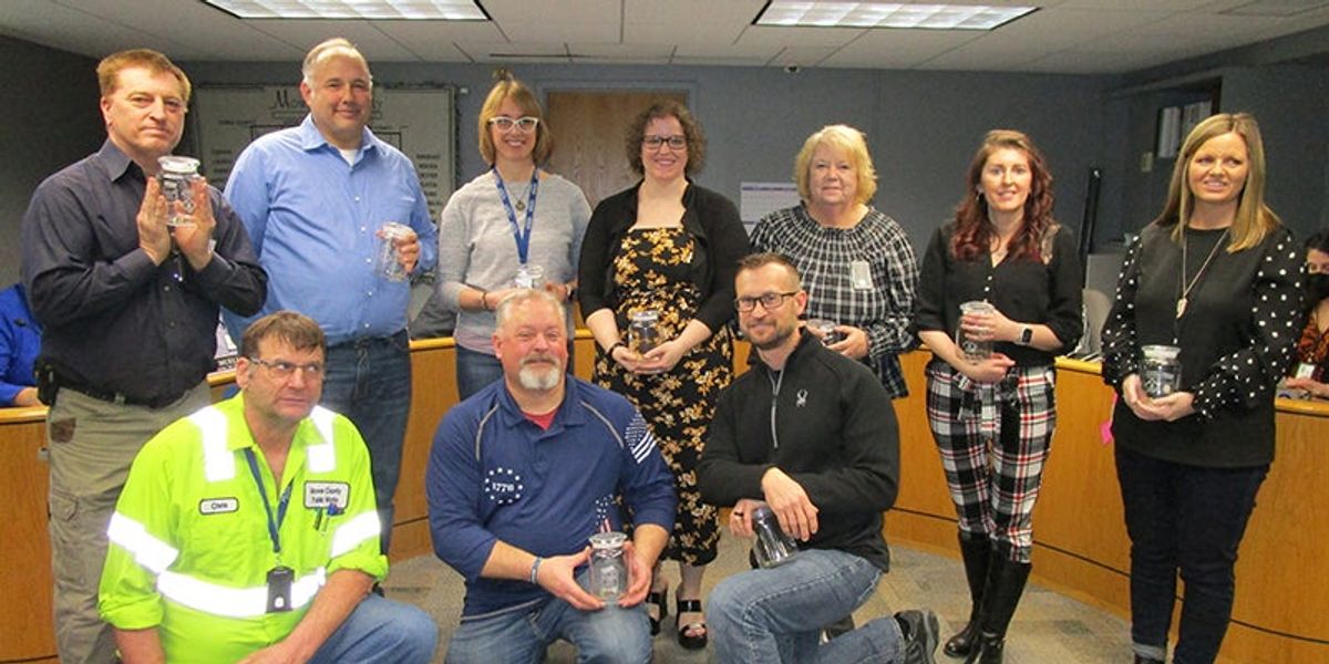 County employees honored for completing leadership program