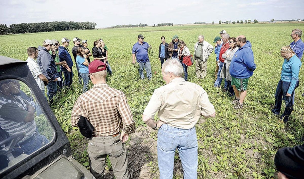 A water partnership; Local farmers honored for water conservation
