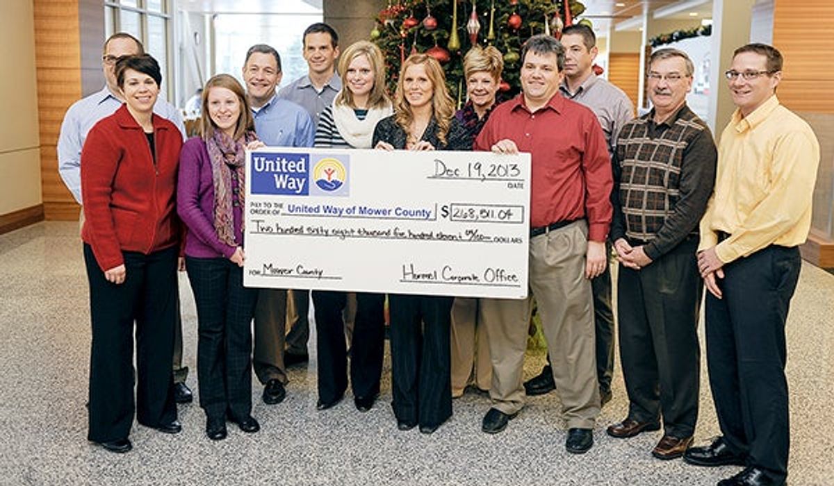 Hormel workers pull their weight: Corporate office, plant workers dona...