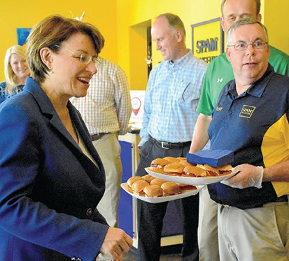 "For everyone": Sen. Klobuchar visits Spam Museum, discusses...