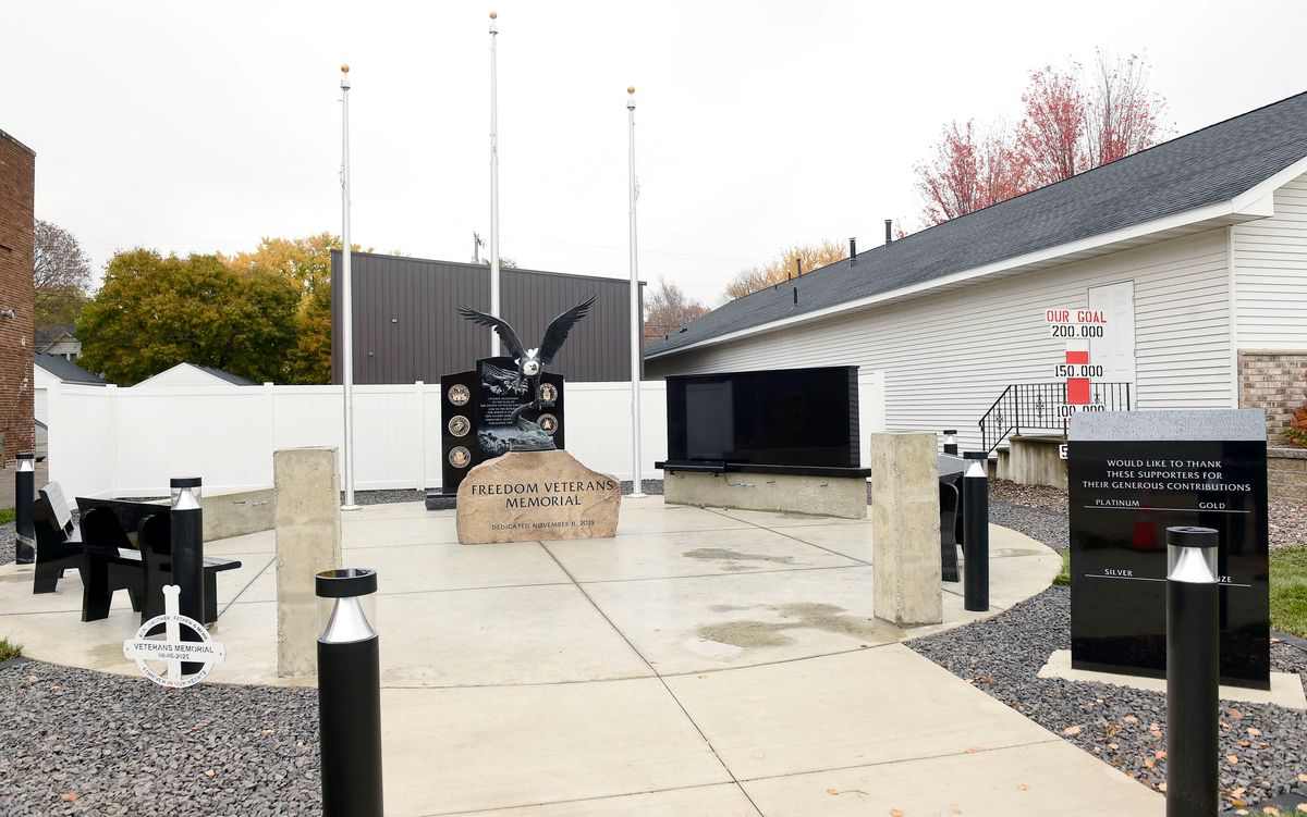 Centerpiece to Honor: Adams to dedicate the Freedom Veterans Memorial ...