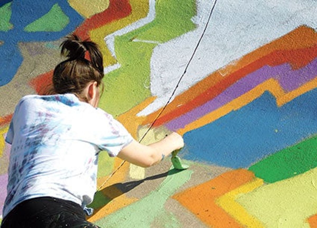 Gerard Academy youth transform skate park into a work of art