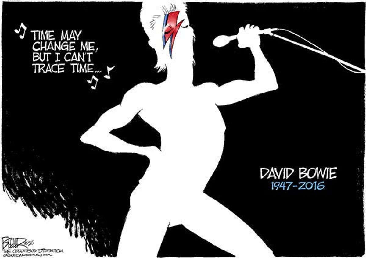 Editorial Cartoon: David Bowie