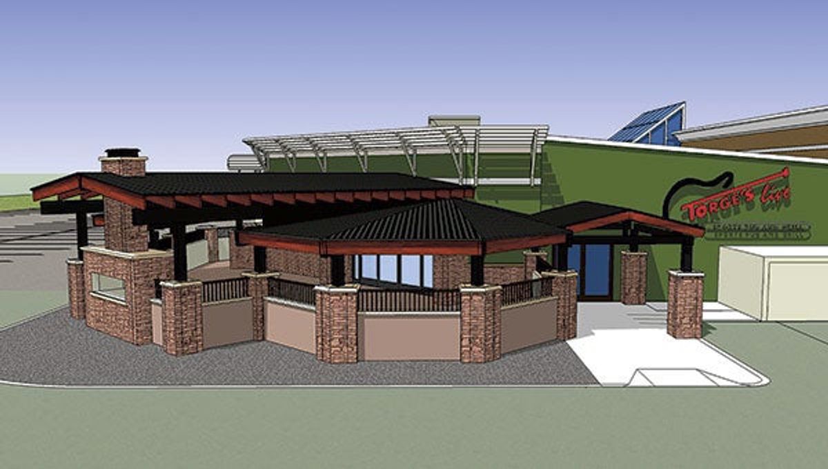 Live and outdoors; Torge's to unveil three-season pavilion in May