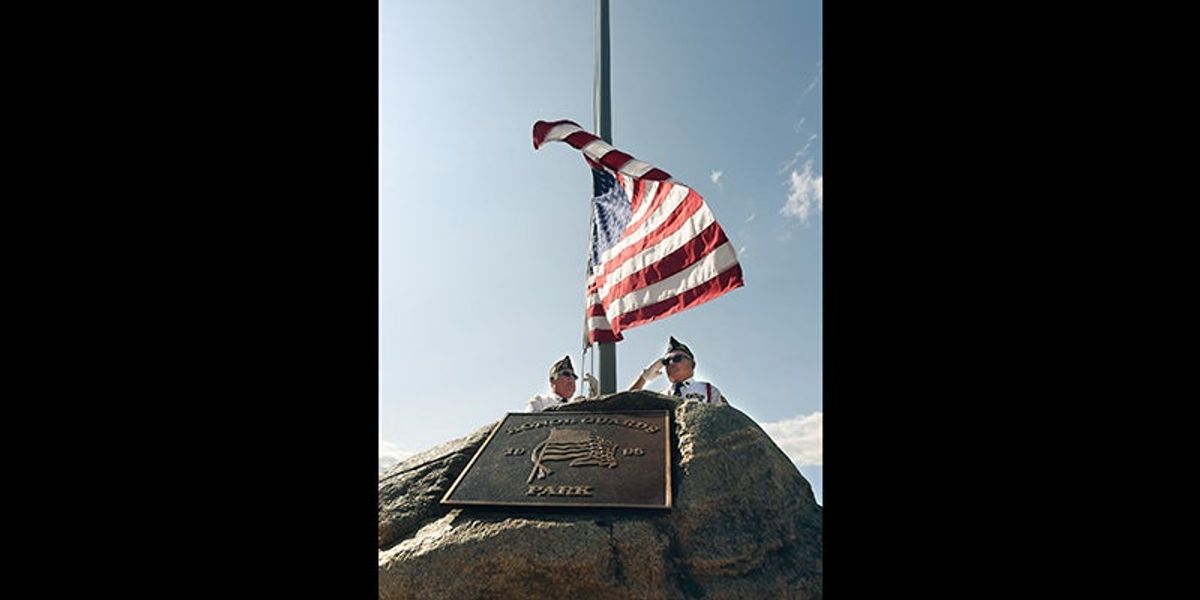Honor Guard Park rededicated during Thursday night ceremony