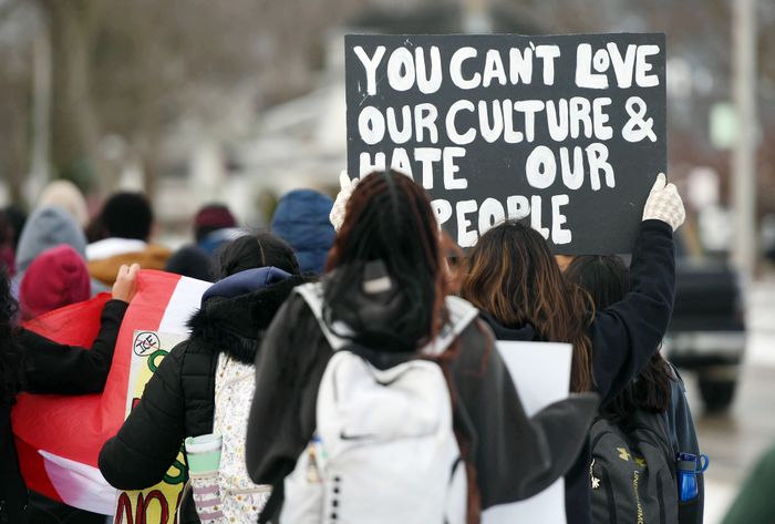 PHOTOS: Students march in protest of ICE in Minnesota