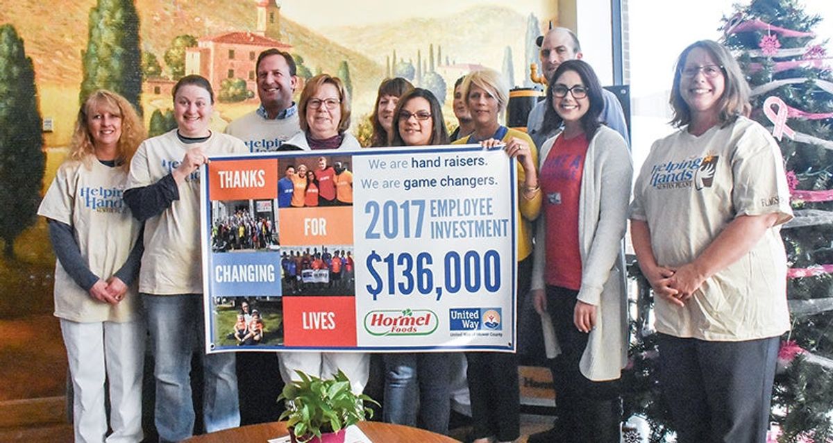 Hormel Plant employees raise $136,000; United Way hits 98 percent of i...