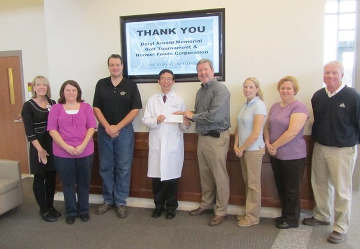 Hormel Foods workers donate to Institute